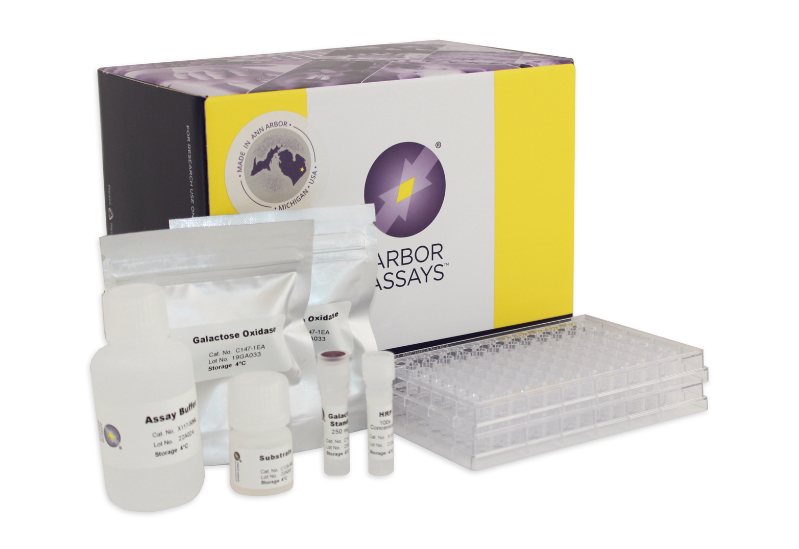 Galactose Colorimetric Detection Kit – Arbor Assays